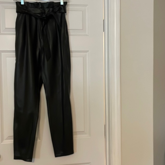 BB Dakota | Pants & Jumpsuits | Bb Dakota Black Faux Leather Pants ...